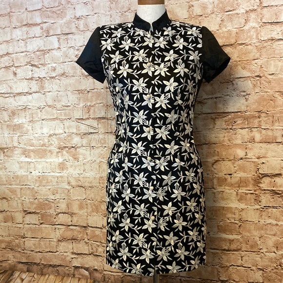 Tina Hagen | Dresses | Vintage Early 9s Tina Hagen Asian Inspired Dress ...